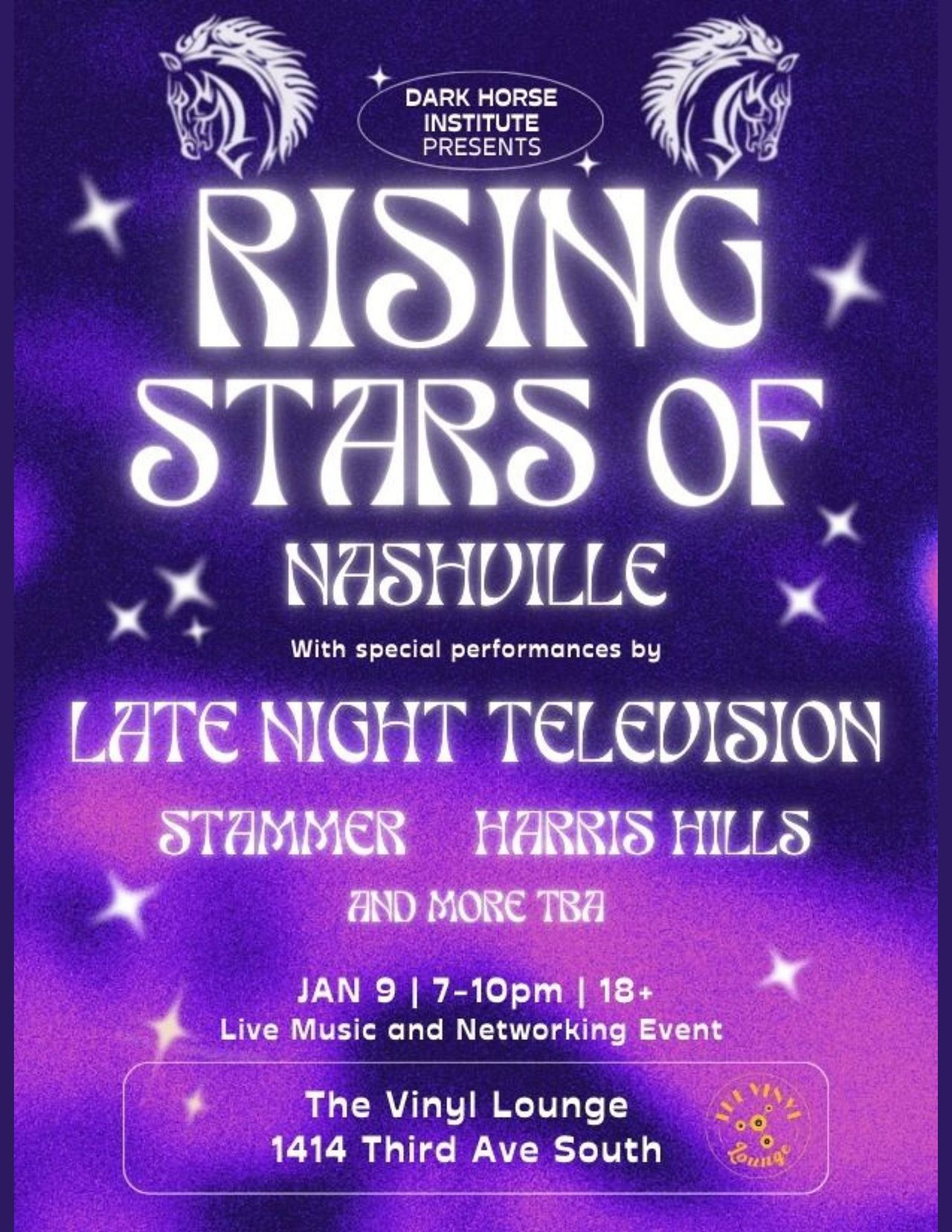 Rising Stars of Nashville Tickets at The Vinyl Lounge in Nashville by ...