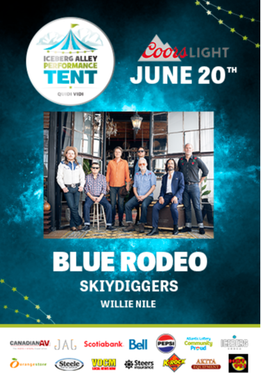 BLUE RODEO | Skydiggers | Willie Nile Tickets at Iceberg Alley ...
