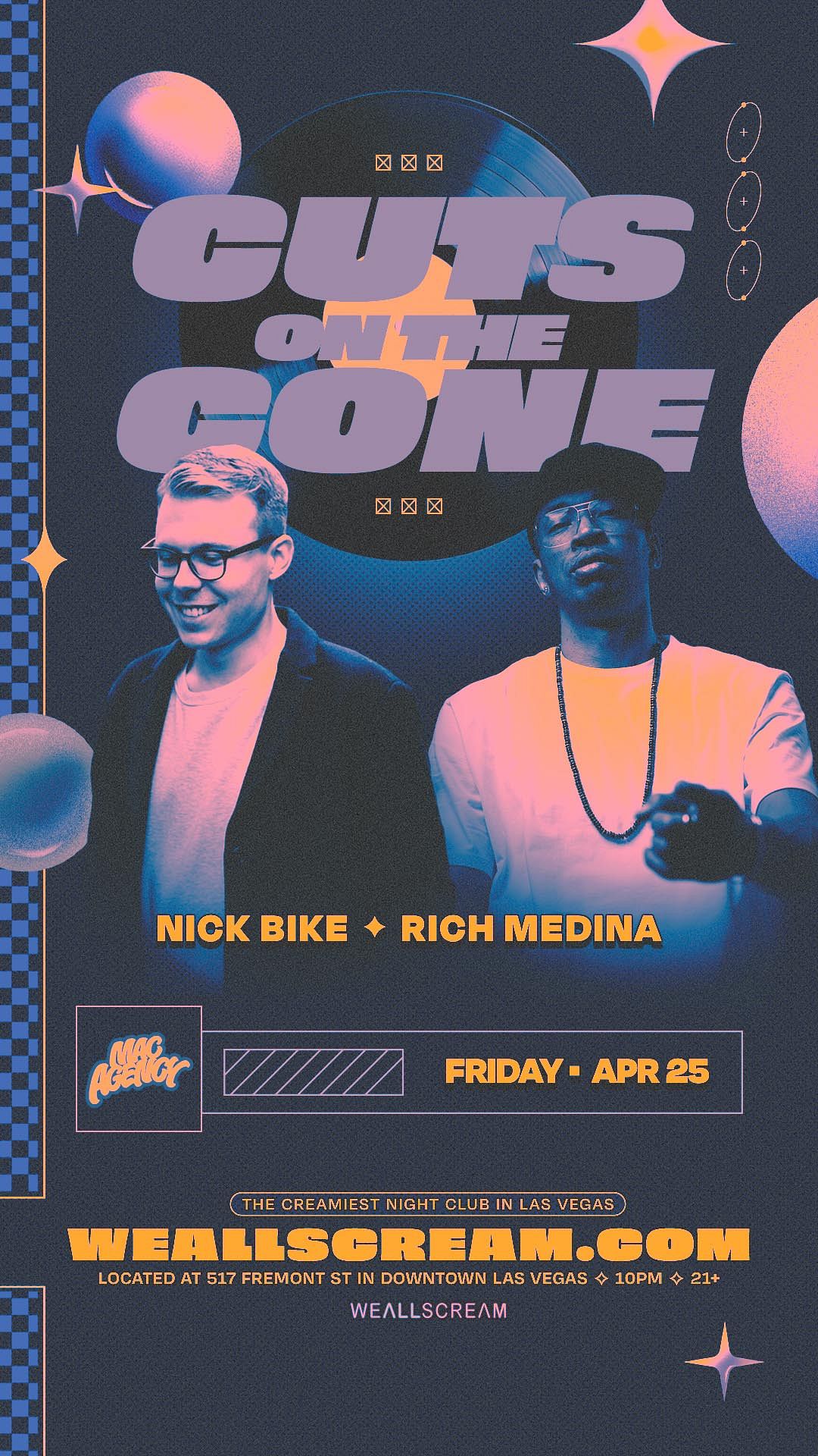 NICK BIKE + RICH MEDINA ON THE CONE Tickets at We All Scream in Las ...