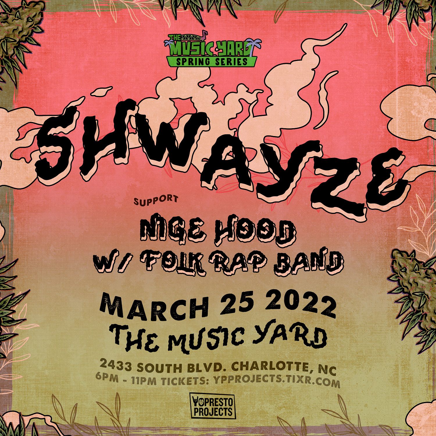 Shwayze at The Music Yard Tickets at Music Yard in Charlotte by Music ...