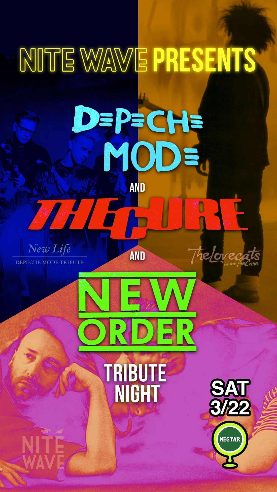 The Cure, Depeche Mode & New Order Tribute Night (live bands: The ...