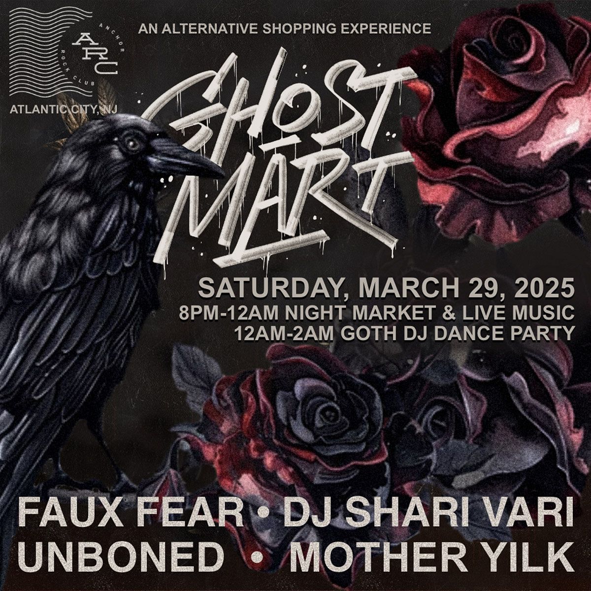 Ghost Mart Tickets at Anchor Rock Club in Atlantic City by Anchor Rock ...
