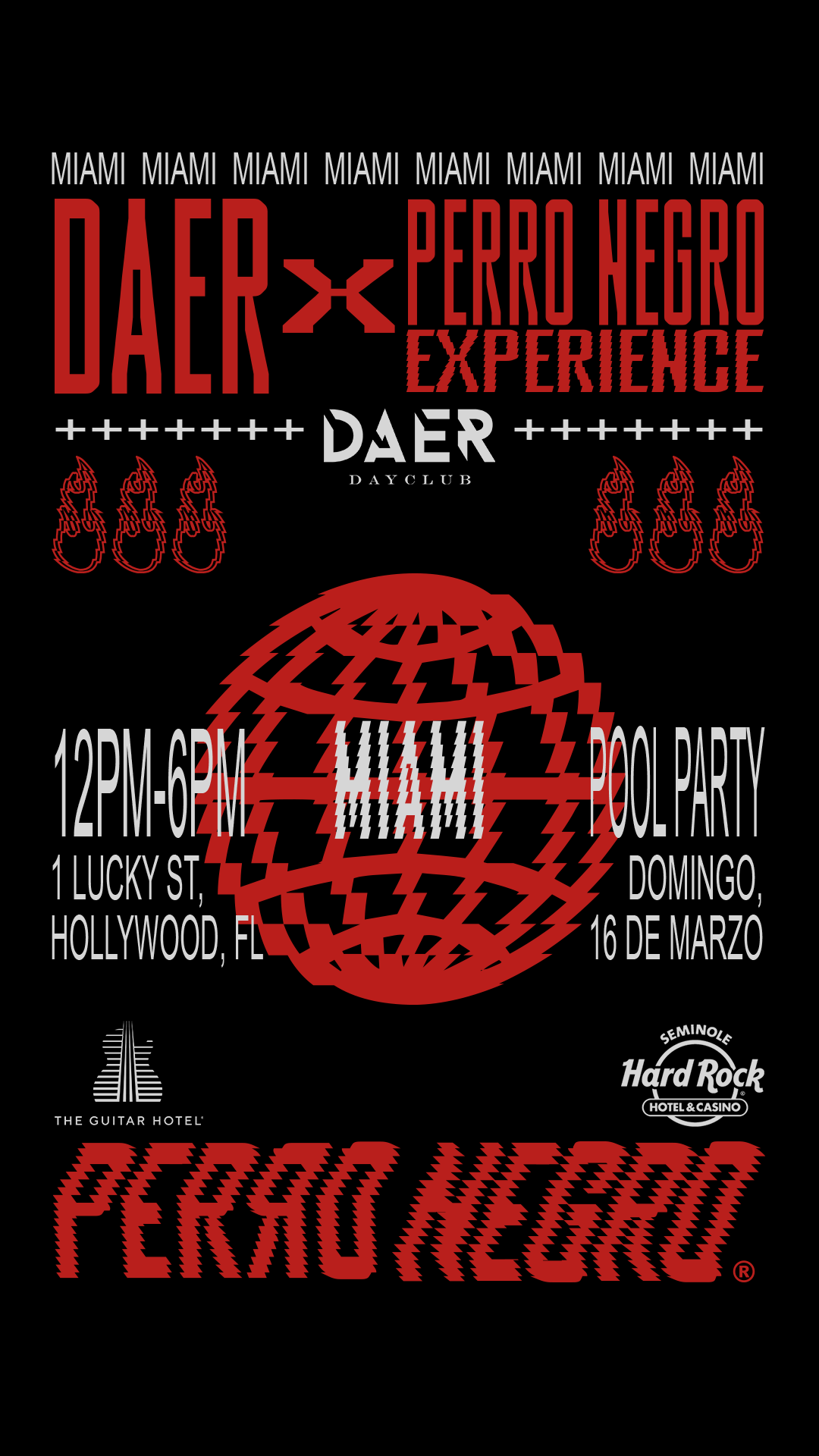 Perro Negro Pool Party | DAER Dayclub Tickets at DAER Dayclub South ...