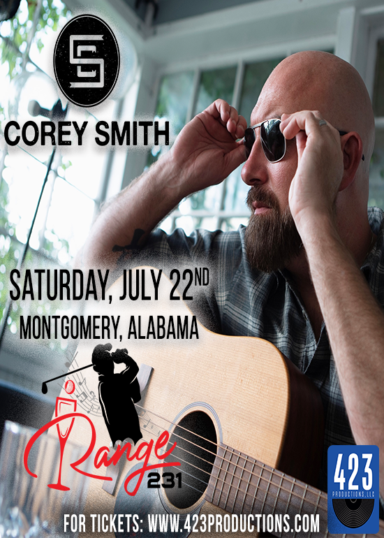 Corey Smith - LIVE at Range 231 Tickets at Range 231 N LLC in ...