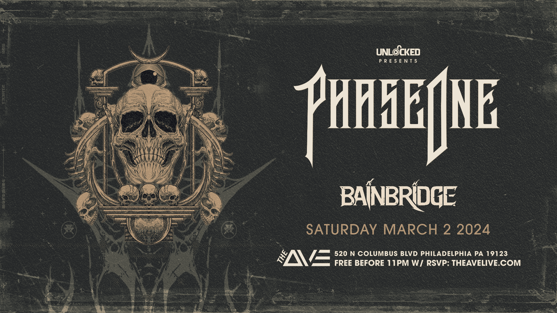 PhaseOne Tickets at The Ave Live in Philadelphia by Unlocked Presents ...