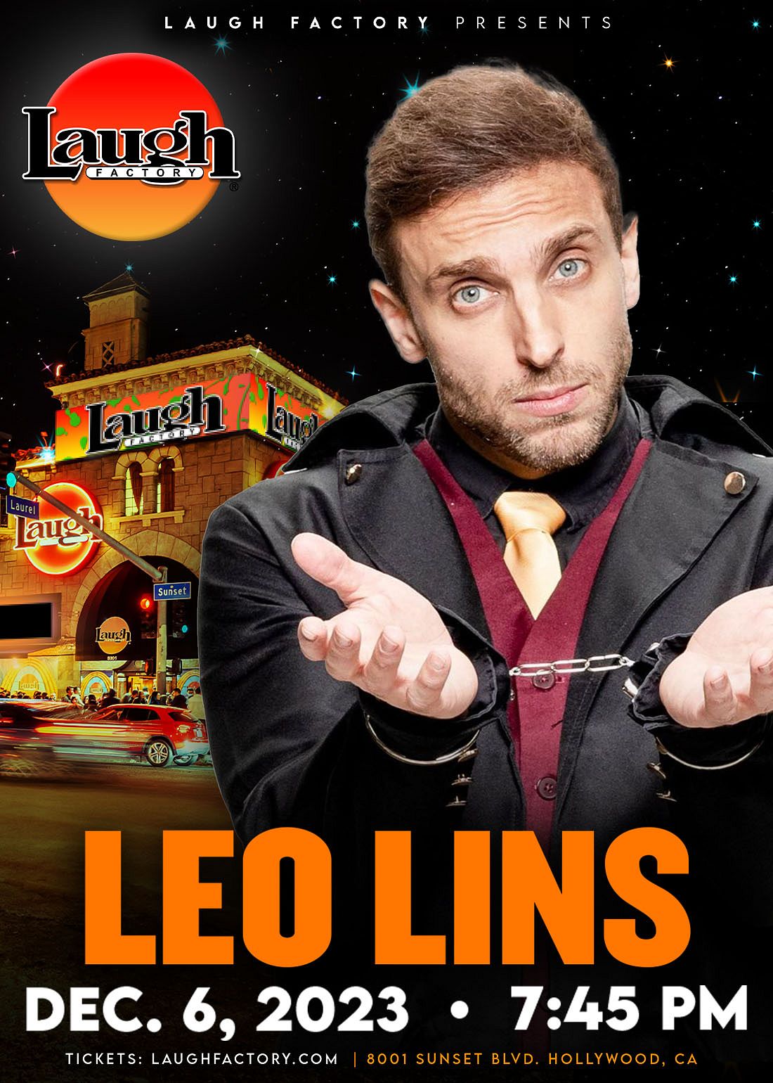 Léo Lins Tickets at Laugh Factory Hollywood in Los Angeles by Laugh ...