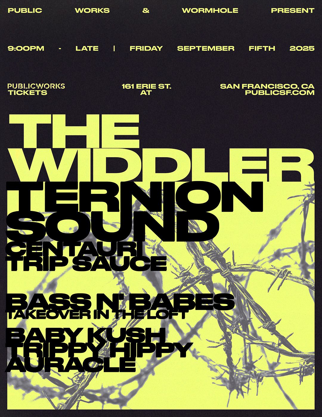 The Widdler + Ternion Sound (Final Tour) presented by Public Works and ...