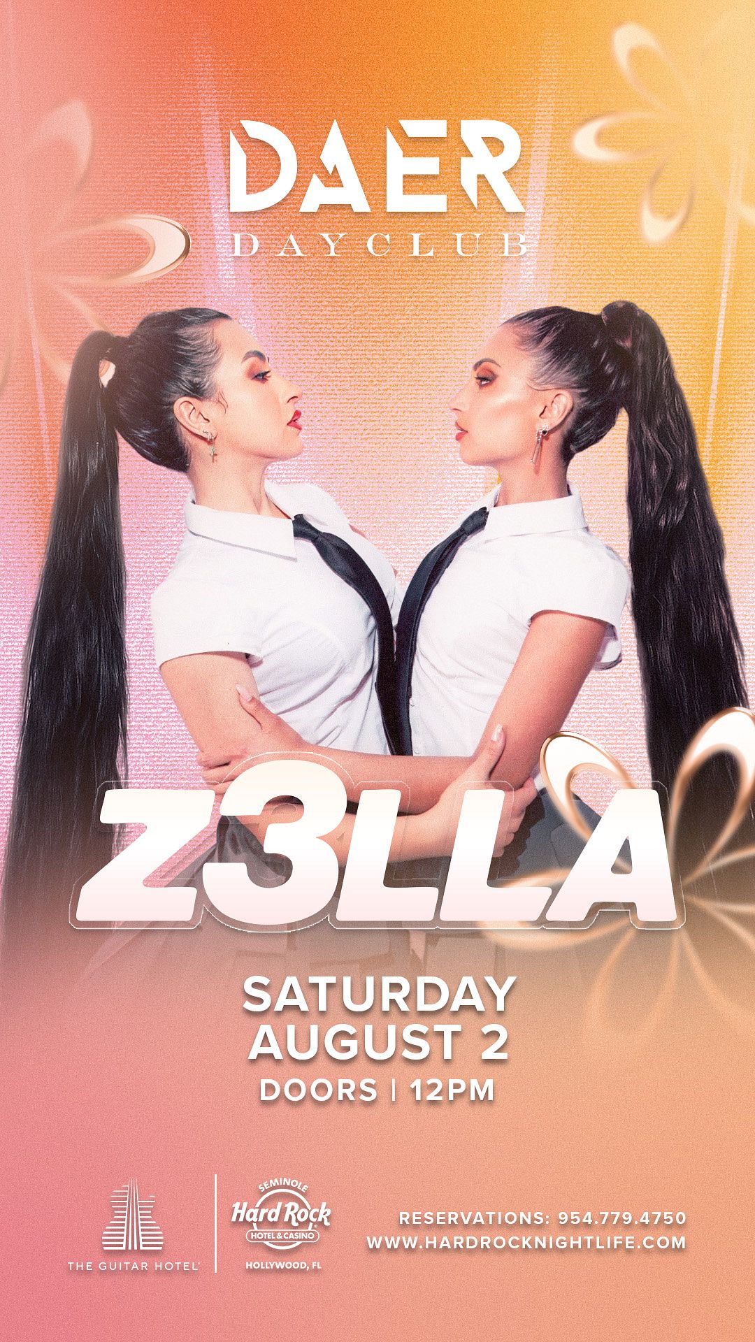 Z3LLA | DAER Dayclub Tickets at DAER Dayclub South Florida in Hollywood ...