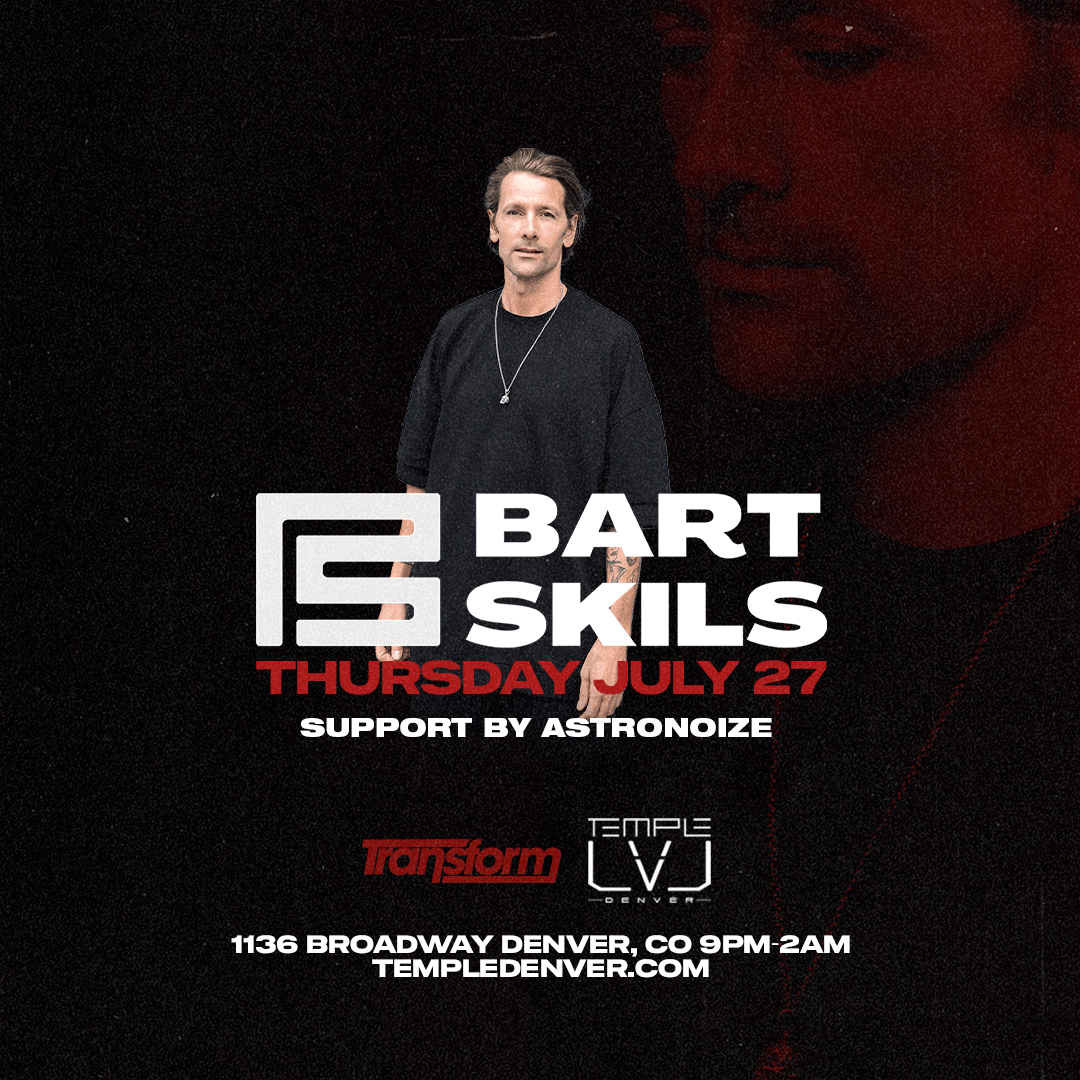Bart Skils (Drumcode) in LVL Tickets at Temple Nightclub in Denver by Temple Nightclub Denver | Tixr