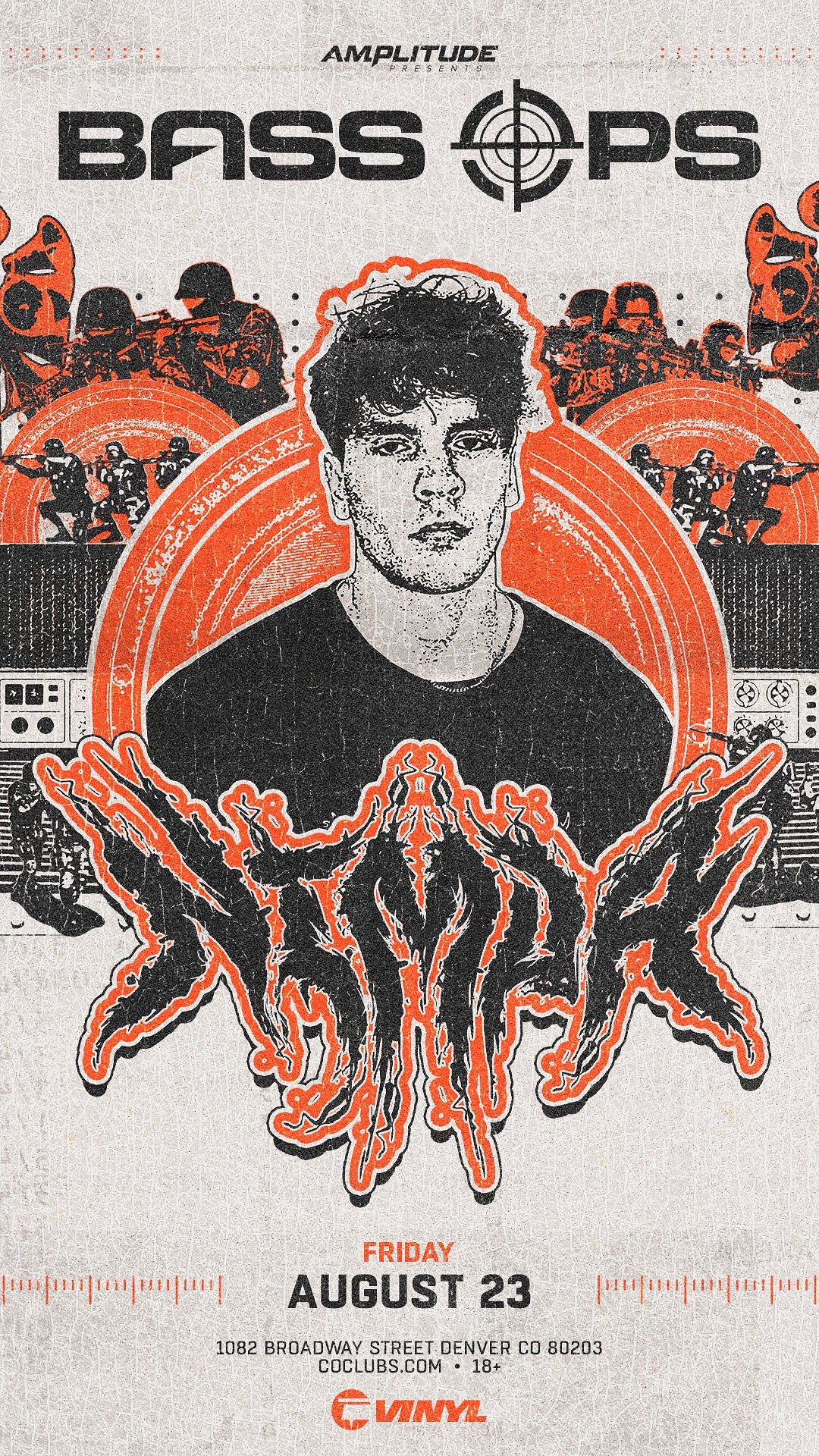 Bass Ops: NIMDA Tickets at Club Vinyl in Denver by Club Vinyl | Tixr