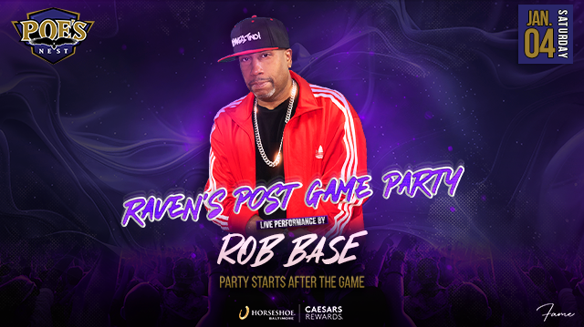 RAVENS POST GAME PARTY featuring ROB BASE Tickets at Poe's Nest in ...