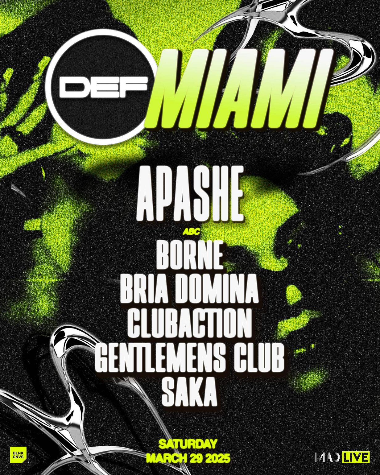 DEF: MIAMI Tickets at MAD LIVE in Miami by BLNK CNVS | Tixr