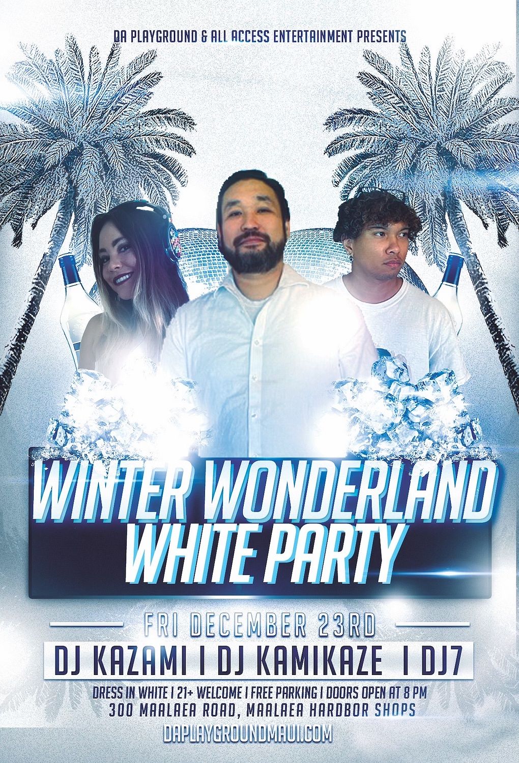Winter Wonderland White Party Tickets at da Playground Maui in Wailuku ...