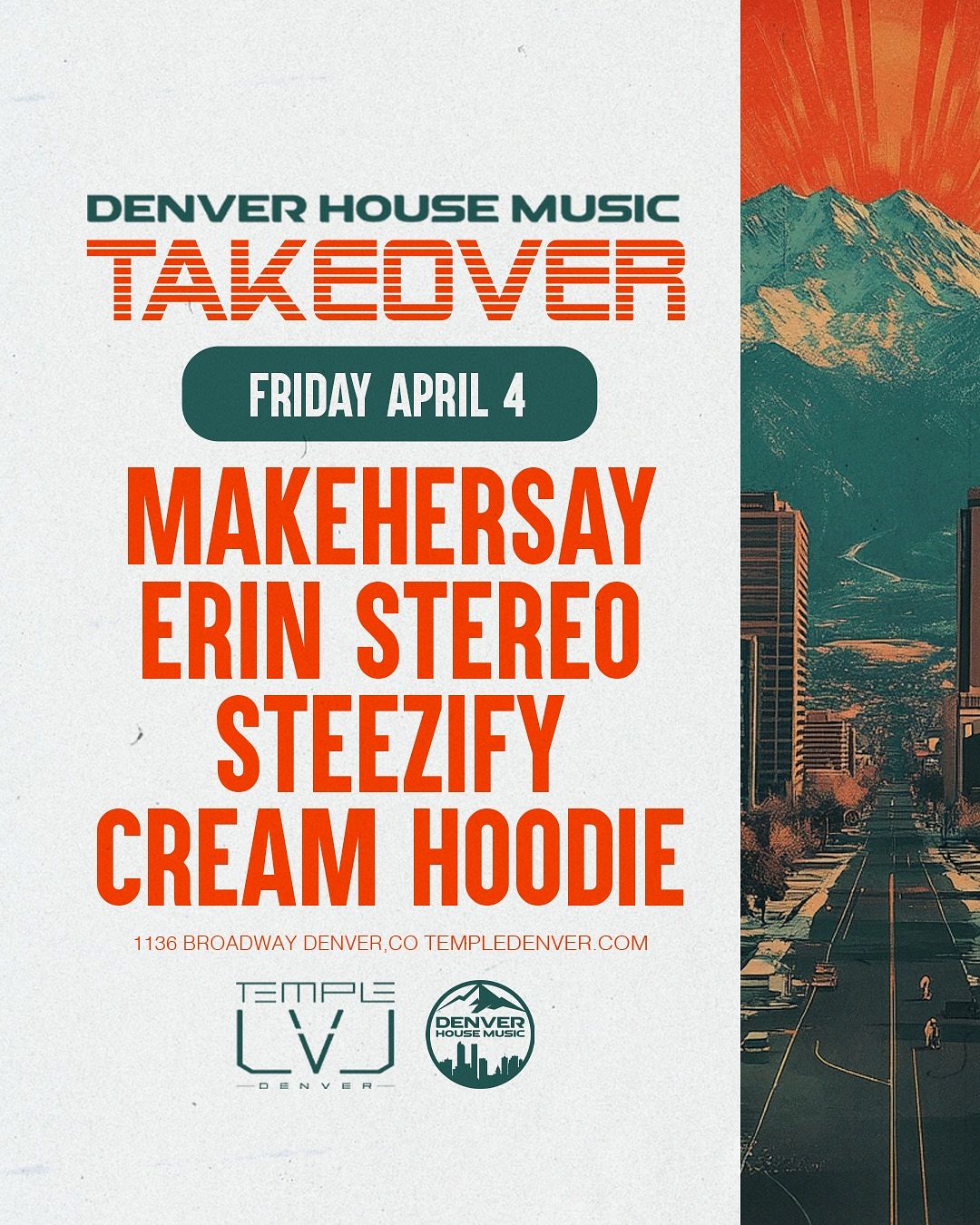 Denver House Music Takeover in LVL Tickets at Temple Nightclub in ...