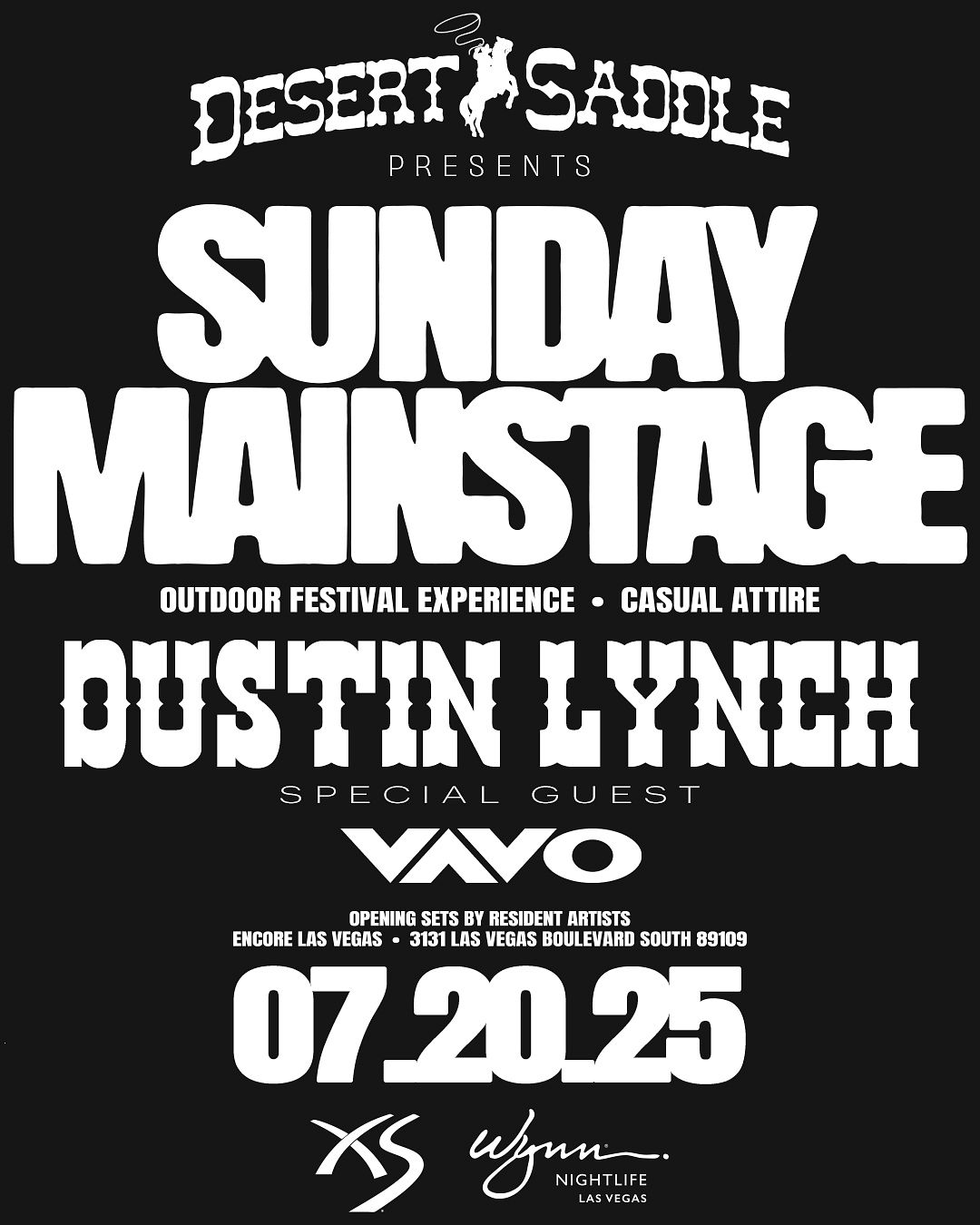Dustin Lynch w/ Special Guest VAVO Tickets at XS Nightclub in Las Vegas ...