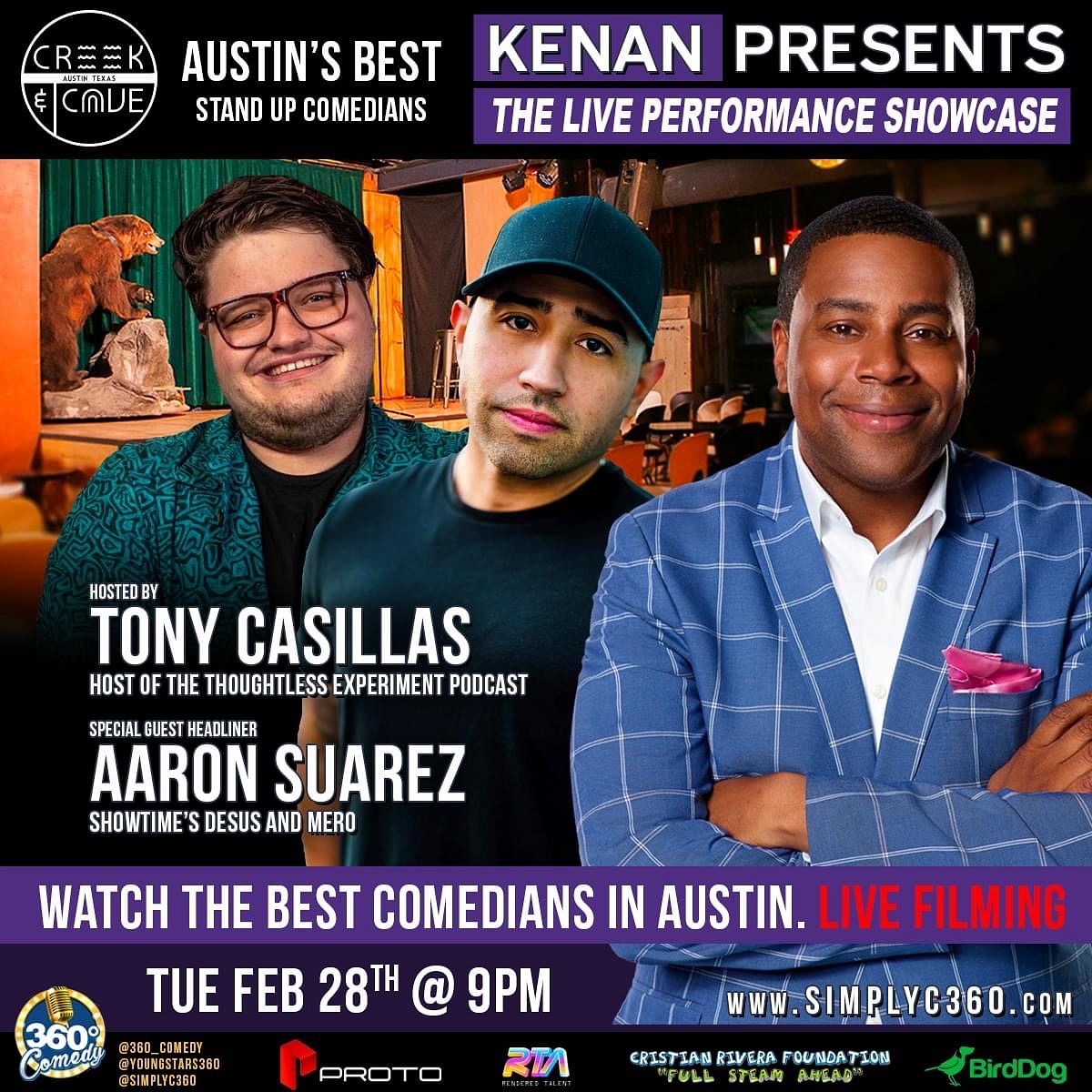 Kenan Presents The Live Performance Showcase Tickets at The Creek and ...