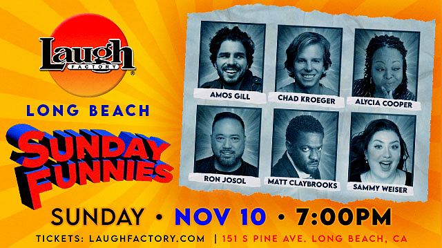 Sunday Funnies Tickets at Laugh Factory Long Beach in Long Beach by ...