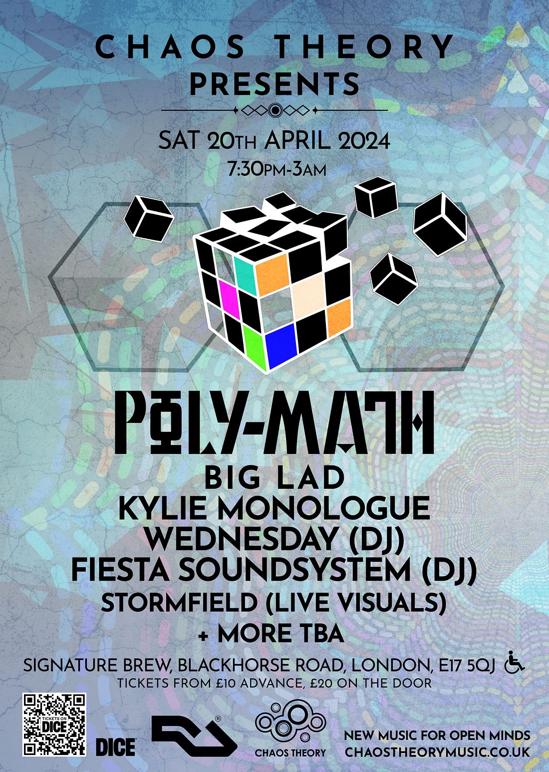 Chaos Theory: Poly-Math + Big Lad + Wednesday + Fiesta Soundsystem ...