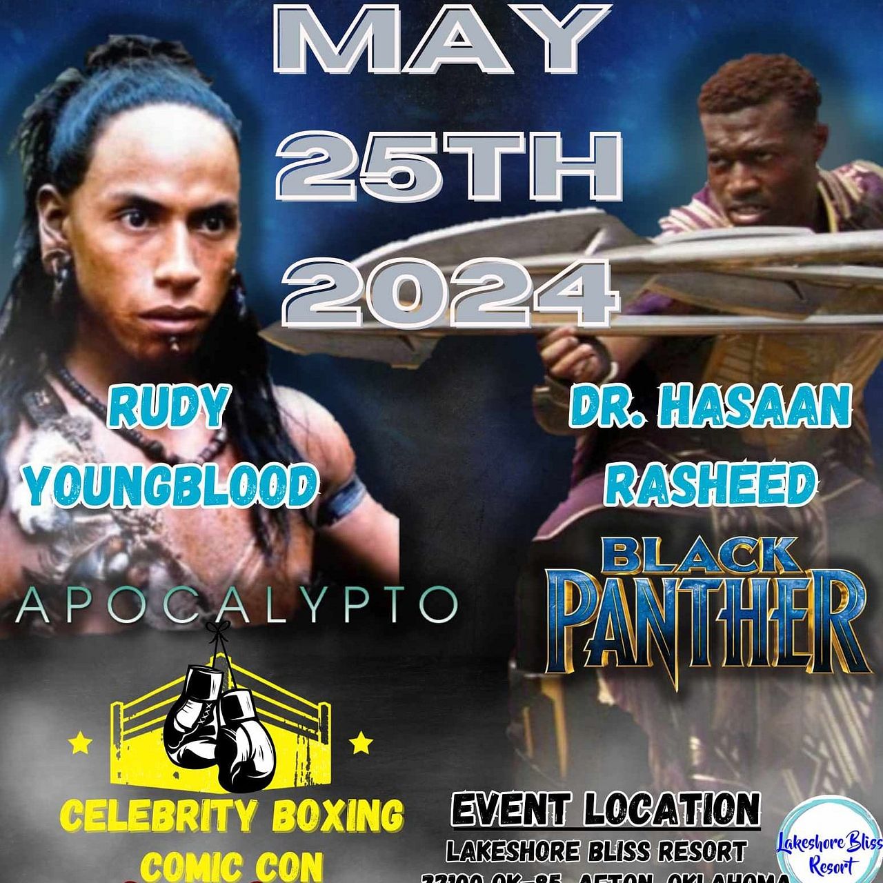 Celebrity Boxing Comic Con Tickets at Lakeshore Bliss Resort - on Grand ...