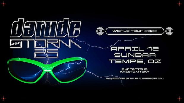 Darude Tickets at Sunbar Tempe in Tempe by .Relentless Beats | Tixr