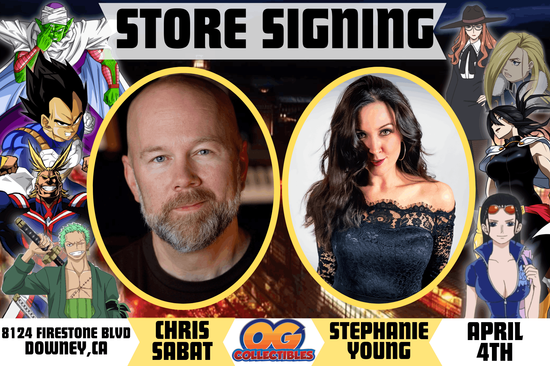 One Piece Meet & Greet Signing Tickets at OG Collectibles in Downey by ...