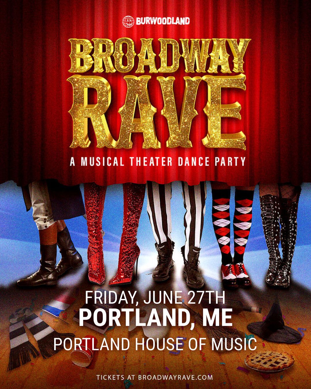 Broadway Rave Tickets at Portland House Of Music and Events (HOME) in ...