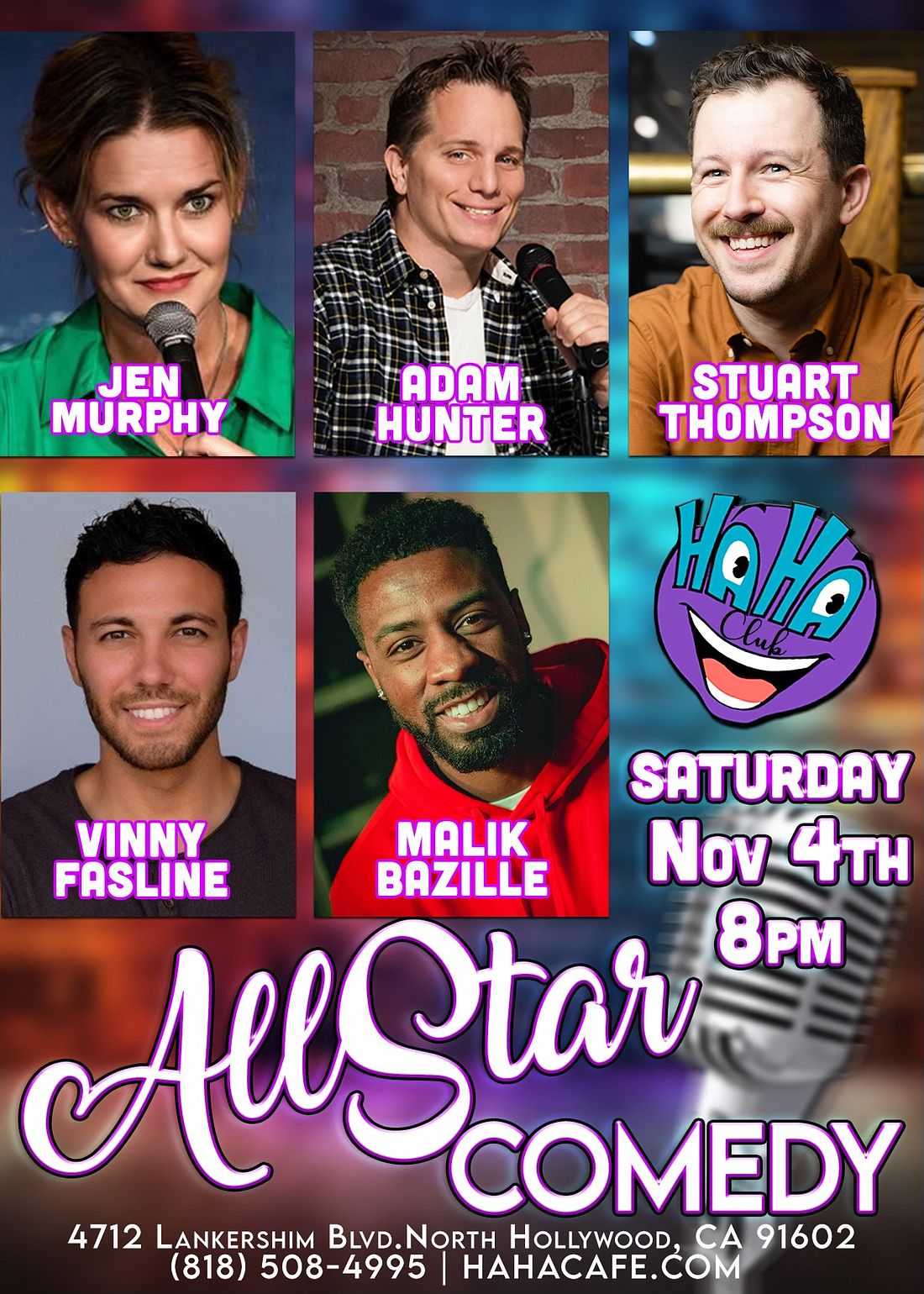 ALL STAR COMEDY Tickets at Ha Ha Comedy Club in Los Angeles by Haha ...