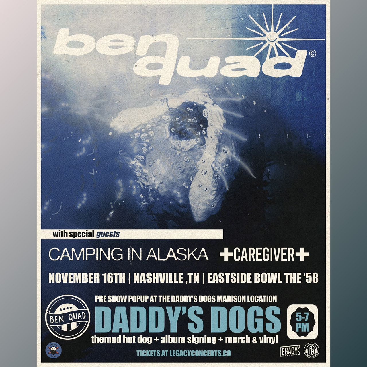 Ben Quad Tickets at Eastside Bowl in Nashville by Legacy Concerts | Tixr