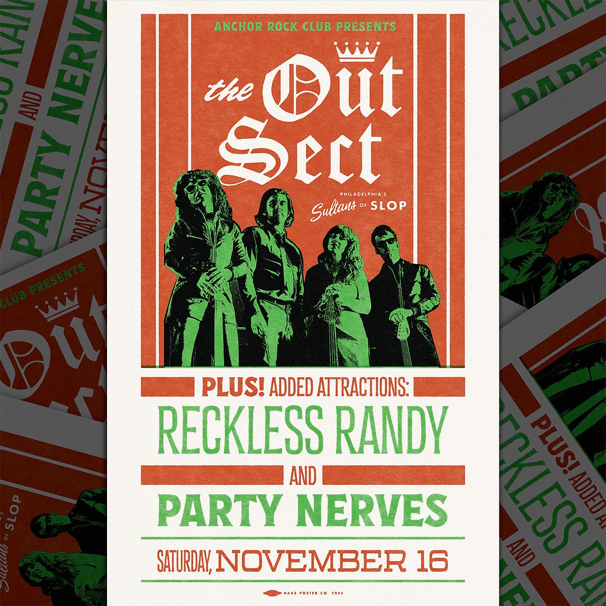 The Out-Sect / Reckless Randy / Party Nerves Tickets at Anchor Rock ...