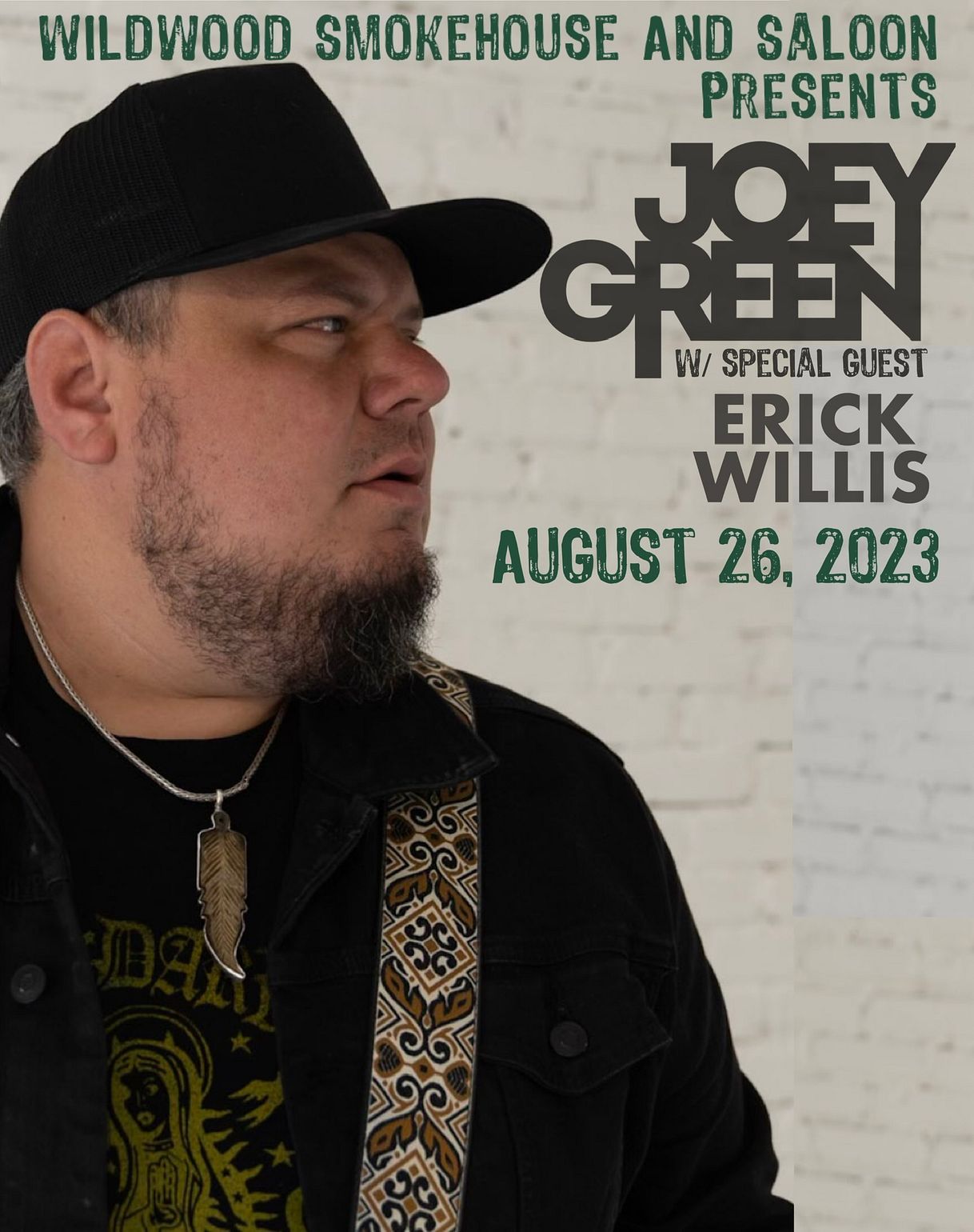 Joey Green w/ Erick Willis Tickets at Wildwood in Iowa City by Wildwood ...