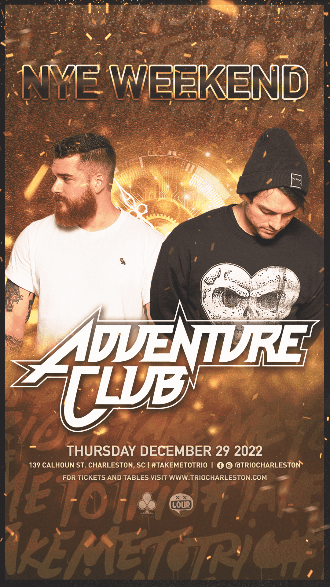 Adventure Club Tickets at Trio in Charleston by Loud Crowd Charleston ...