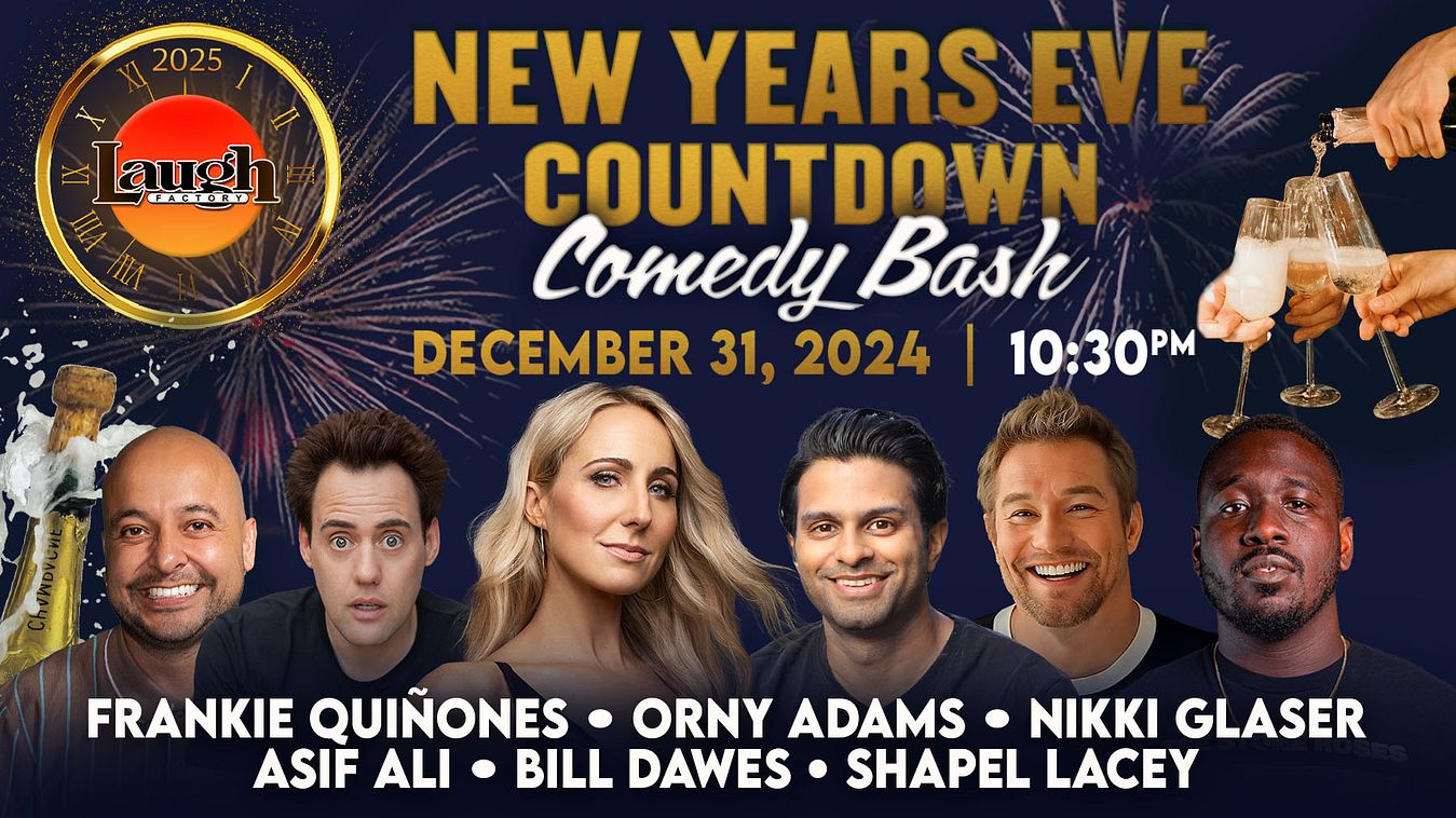 New Year's Eve Countdown Comedy Bash Tickets at Laugh Factory Hollywood ...
