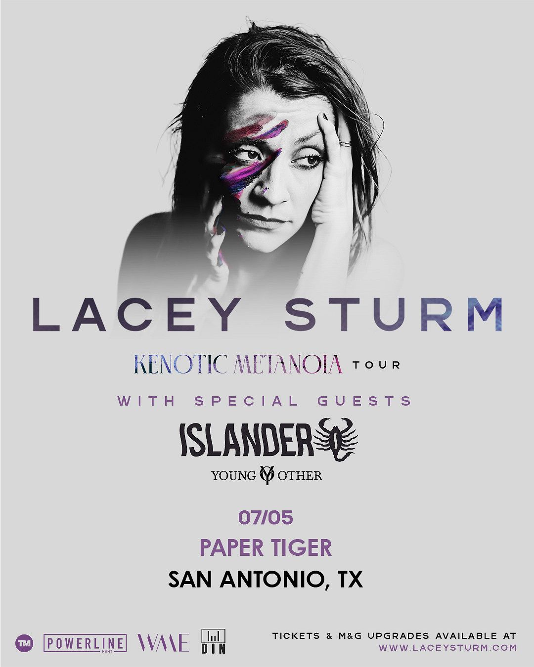 Lacey Sturm: Kenotic Metanoia Tour (San Antonio) Tickets at Paper Tiger ...
