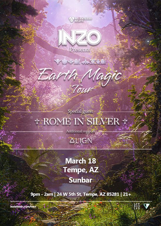 Inzo Tickets at Sunbar Tempe in Tempe by .Relentless Beats | Tixr
