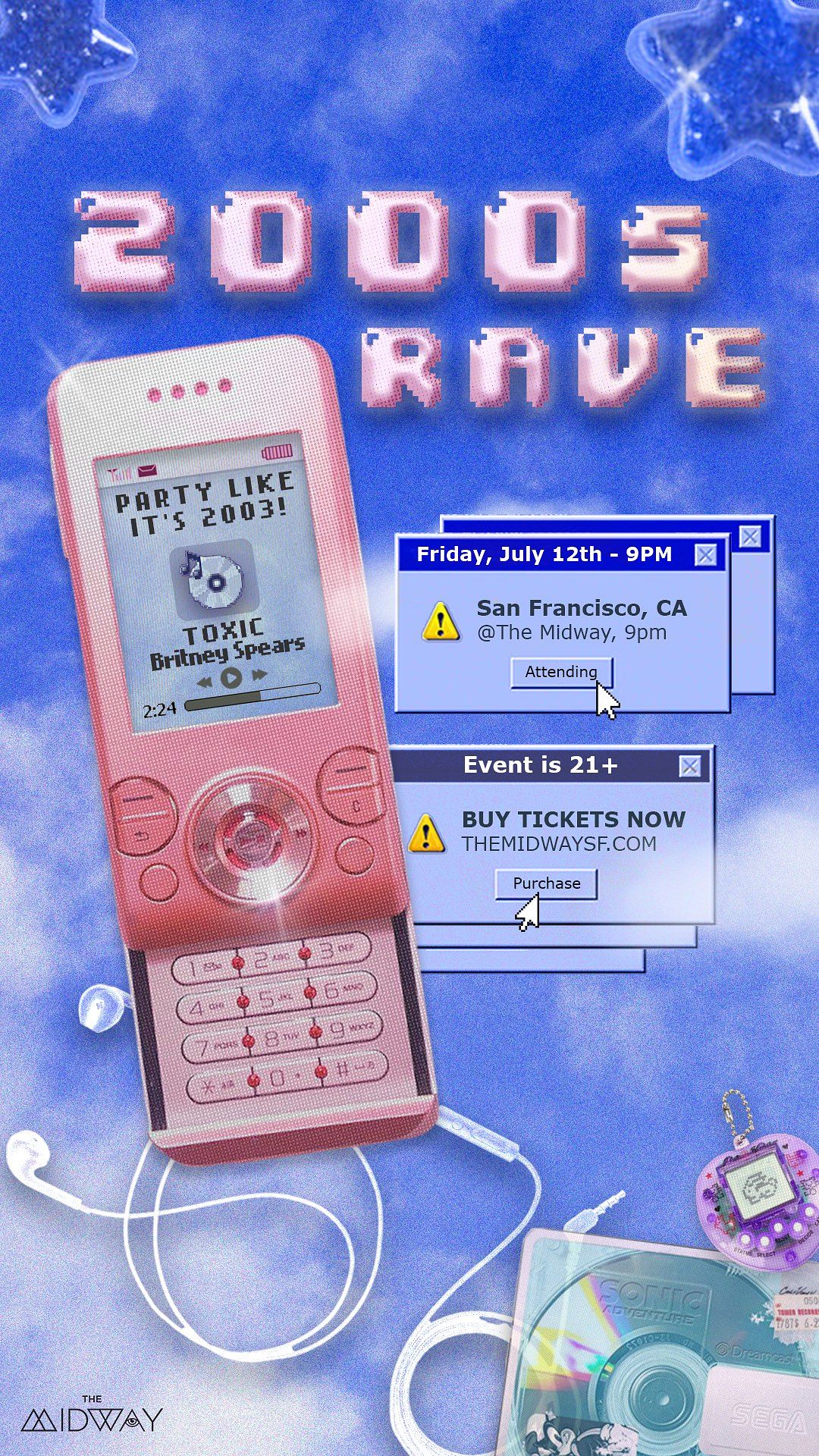 2000s Rave Tickets at The Midway in San Francisco by The Midway SF | Tixr