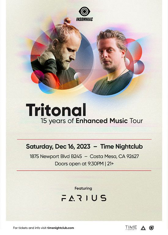 Tritonal Tickets at TIME Nightclub in Costa Mesa by Time Nightclub | Tixr