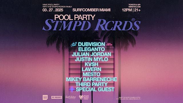 STMPD RCRDS Pool Party Tickets at Surfcomber Hotel in Miami Beach by ...