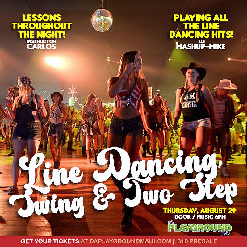 Line Dancing, Swing & Two-Step Tickets at da Playground Maui in Wailuku ...