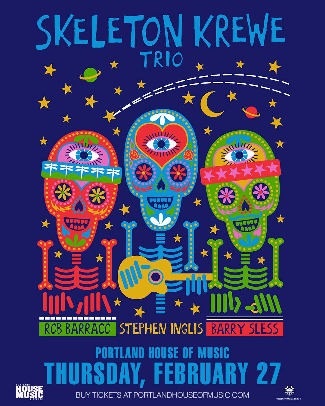 An Evening With The Skeleton Krewe Trio ft Rob Barraco, Stephen Inglis ...