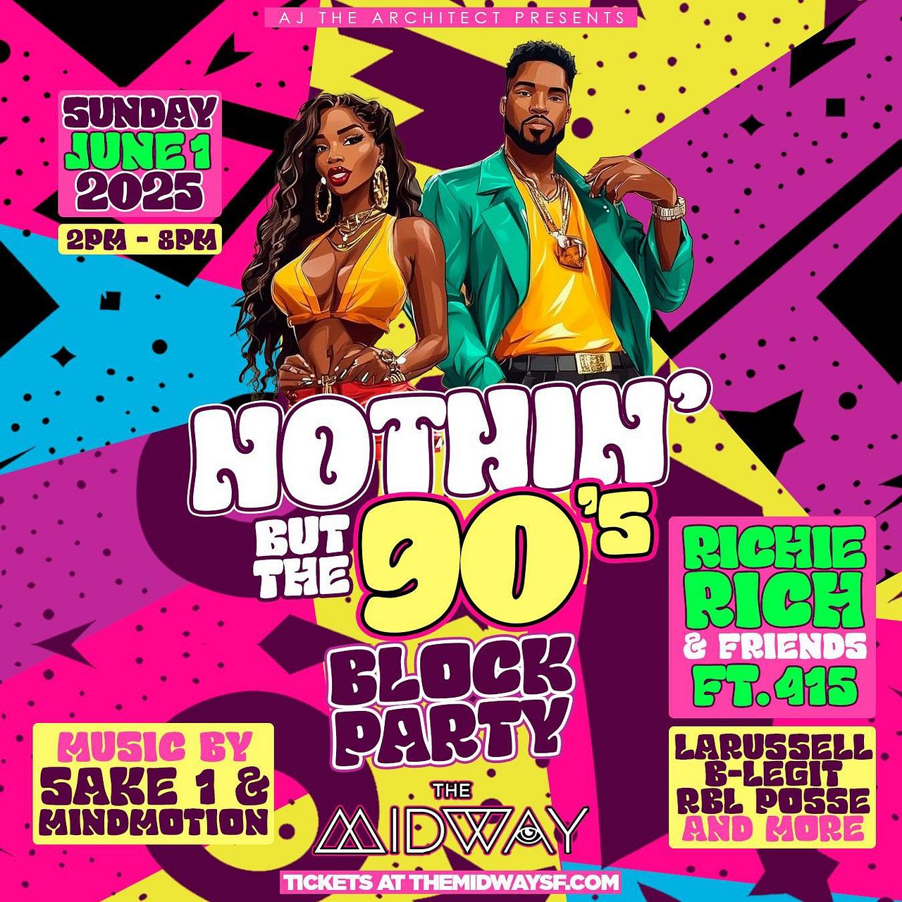 Nothin But the 90's w/ La Russell + Friends Tickets at The Midway in ...