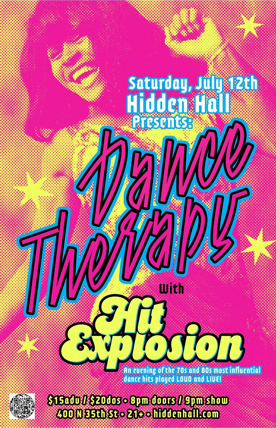 "Dance Therapy" featuring HIT EXPLOSION Tickets at Hidden Hall in ...