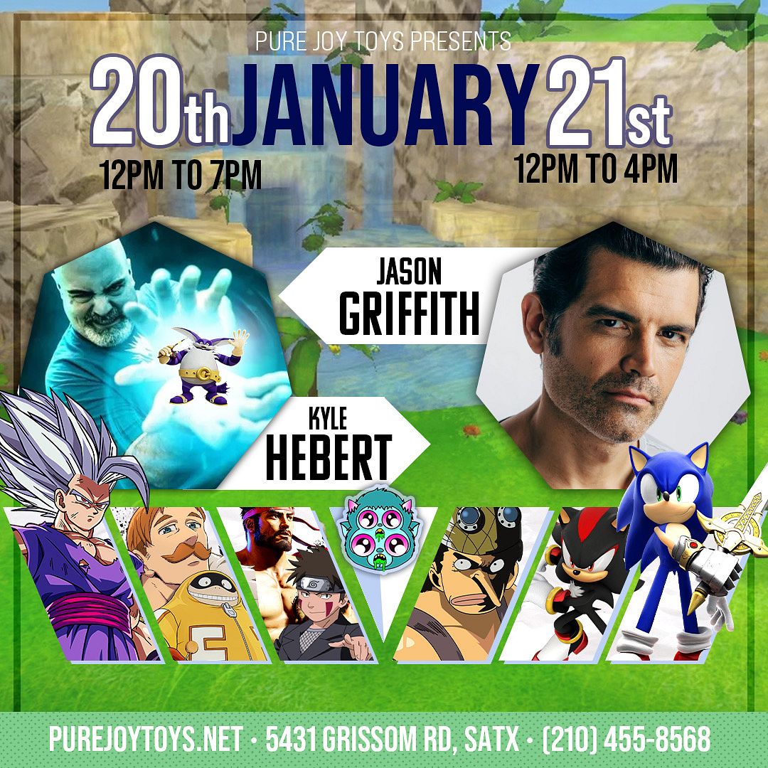 Jason Griffith And Kyle Hebert In Store Signing Tickets at PURE JOY ...