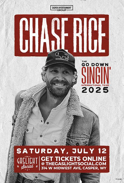 Chase Rice: Go Down Singing' International Tour Tickets at The Gaslight ...