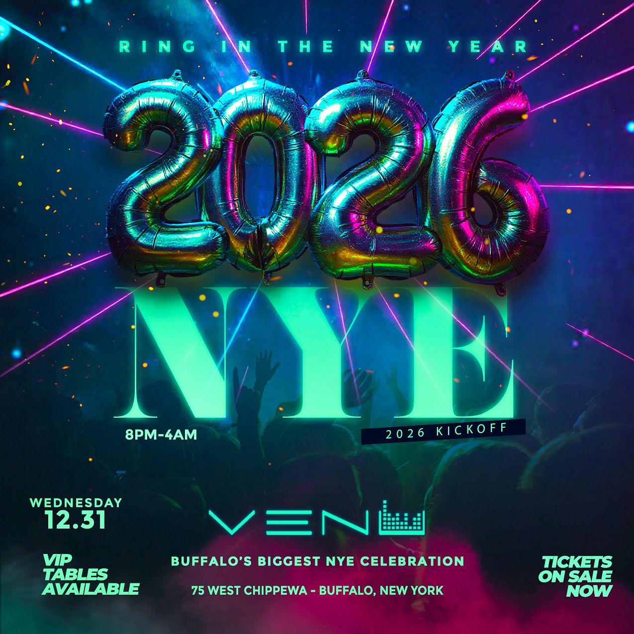 VENU NEW YEARS EVE Tickets at VENU in Buffalo by VENU | Tixr