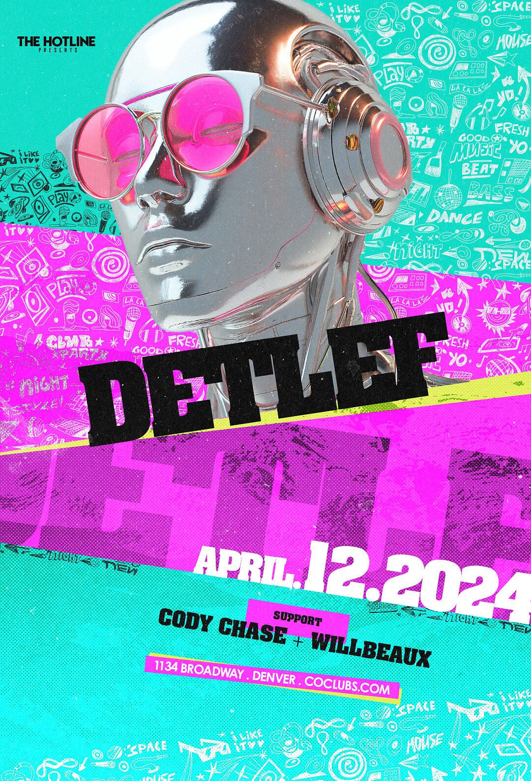Detlef Tickets at the540room in Denver by 1134 Broadway | Tixr