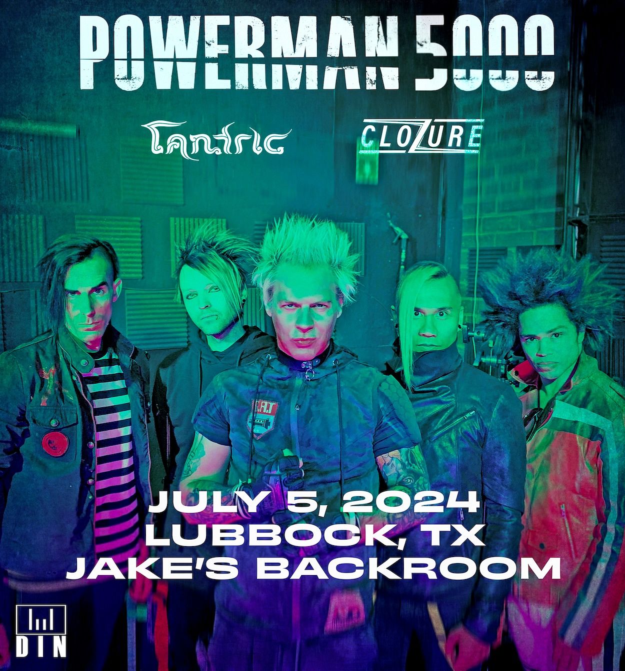 Powerman 5000 (Lubbock) Tickets at Jake's Backroom in Lubbock by Din ...