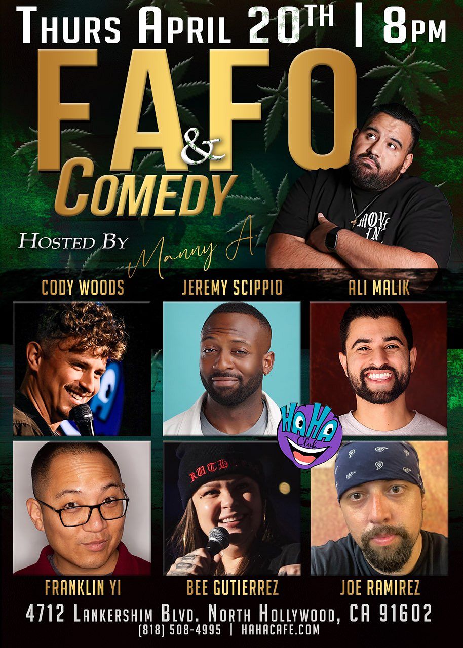 FAFO Comedy Tickets at Ha Ha Comedy Club in Los Angeles by Haha Comedy ...