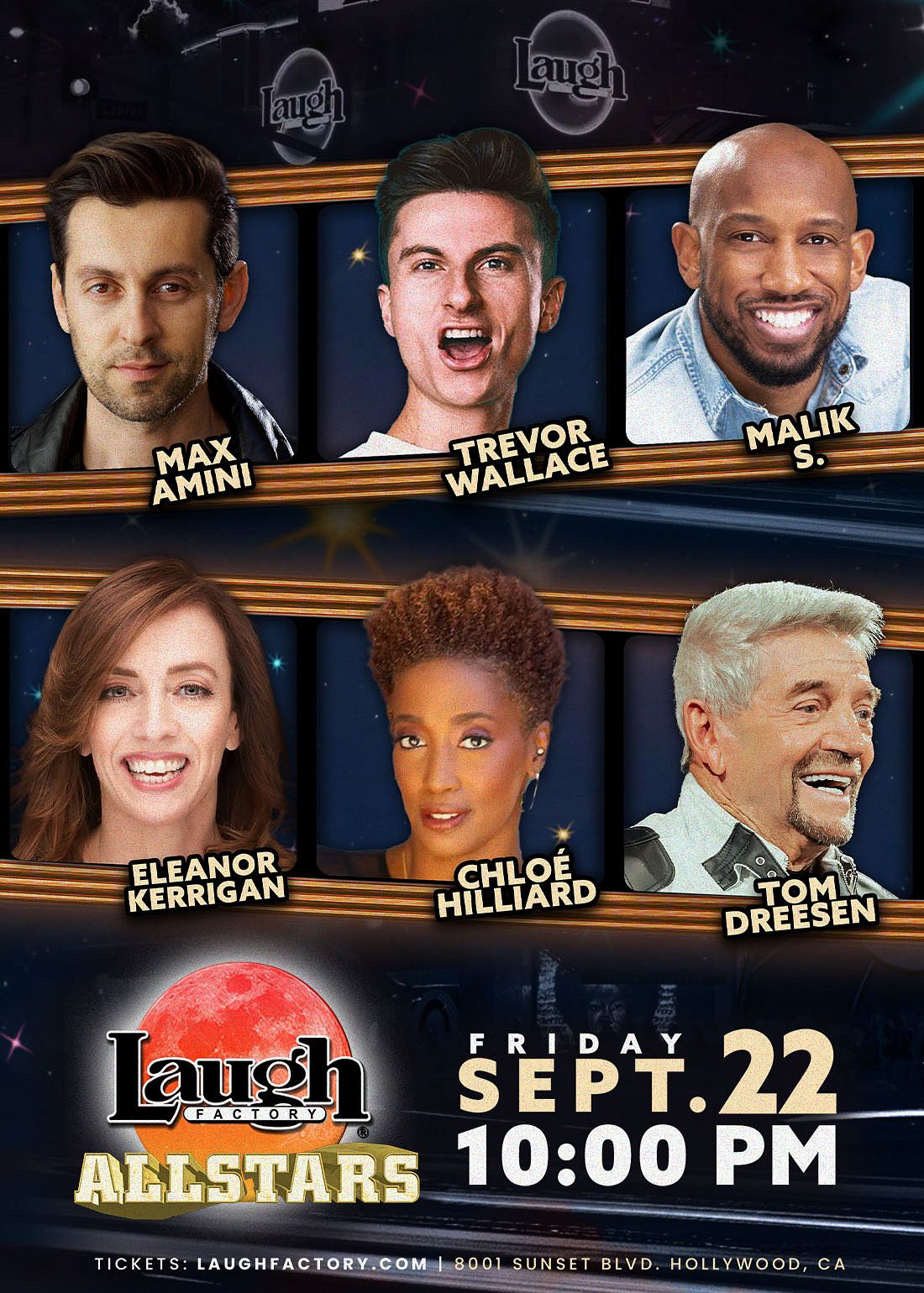 Laugh Factory All Stars! Tickets at Laugh Factory Hollywood in Los ...