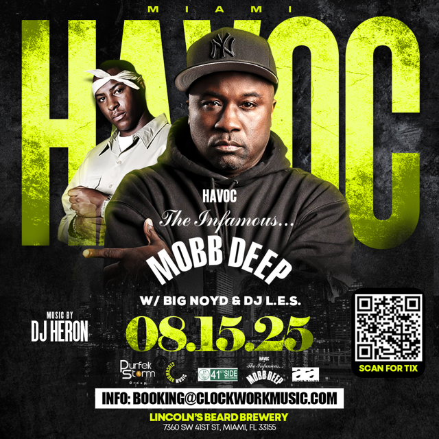 MOBB DEEP LIVE IN MIAMI Tickets at Lincoln Beard in Miami by Clockwork ...