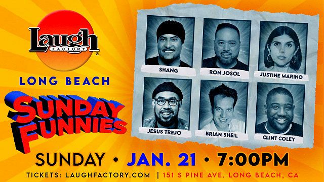 Sunday Funnies Tickets at Laugh Factory Long Beach in Long Beach by ...